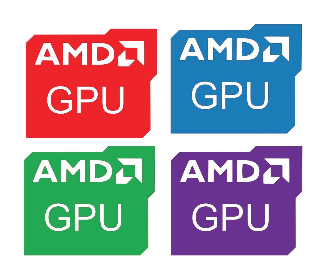 New AMD GPU Stickers Vinyl Decal Graphic Design Gaming Workstation ...