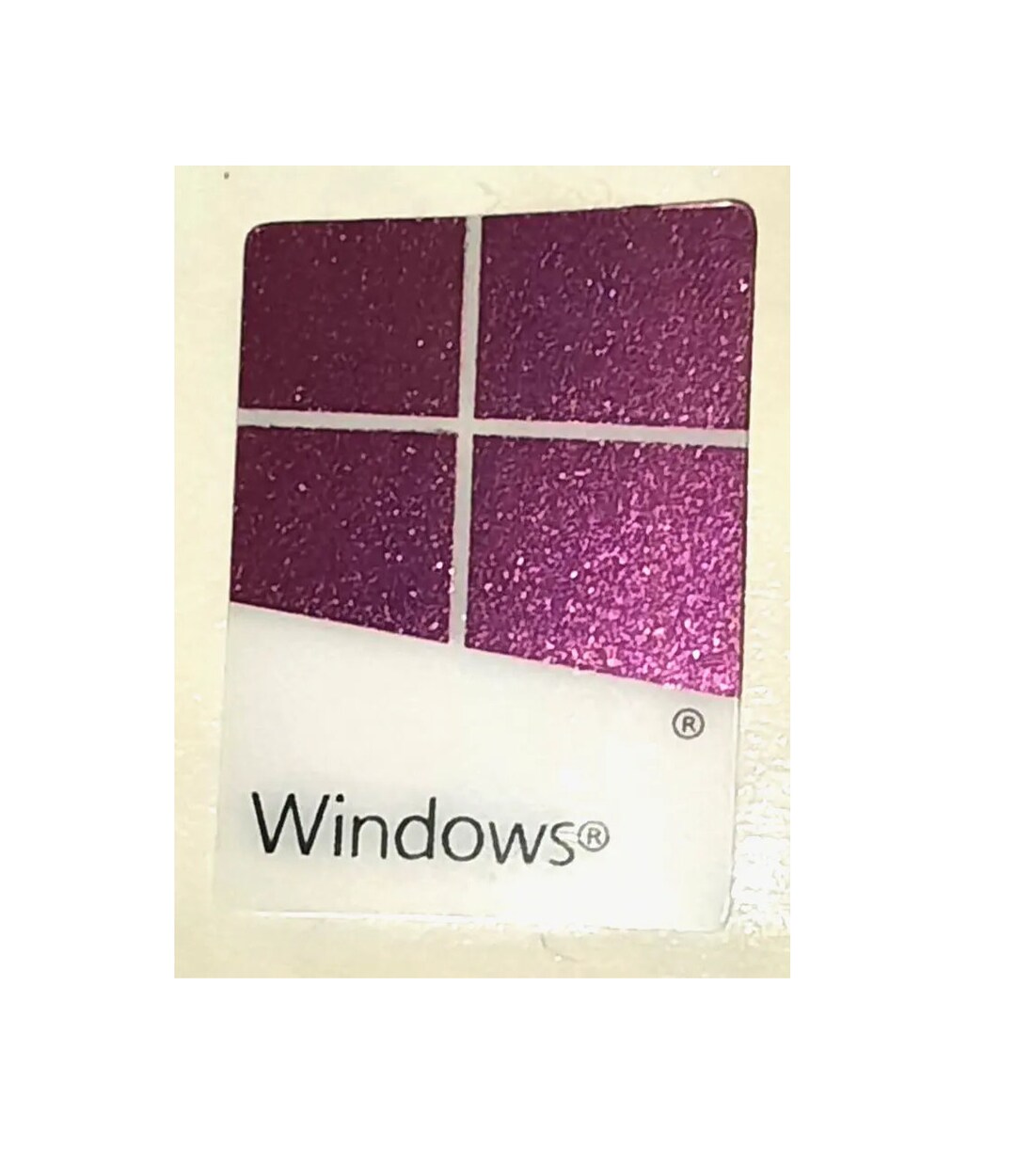 Windows 11 Decals Logo Sticker Label Purple Brown Computer, Laptops ...