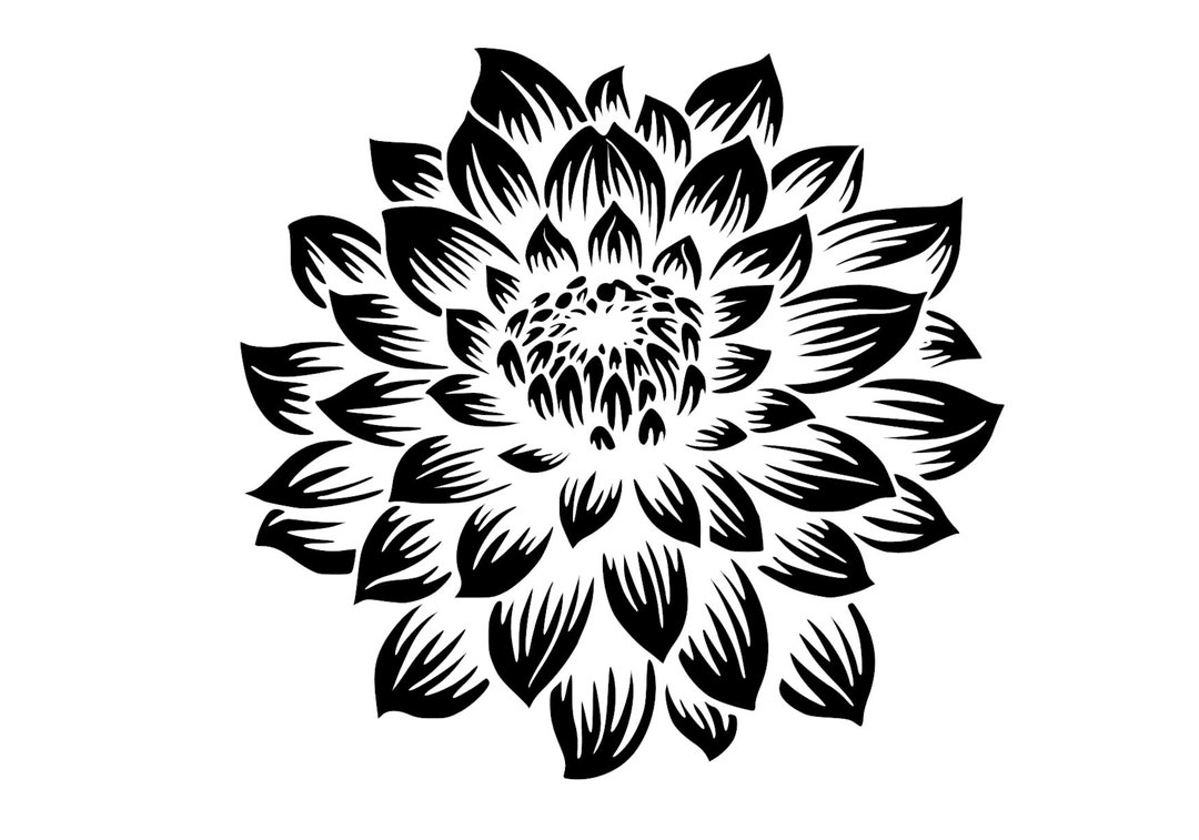 Elegant Floral Vinyl Decals Sticker Intricate Flower Designs for Walls ...