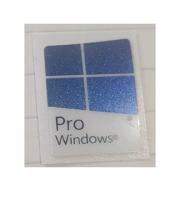 Buy Windows 11 Pro Decals Logo Sticker Label Blue PC, Desktop, Computer ...