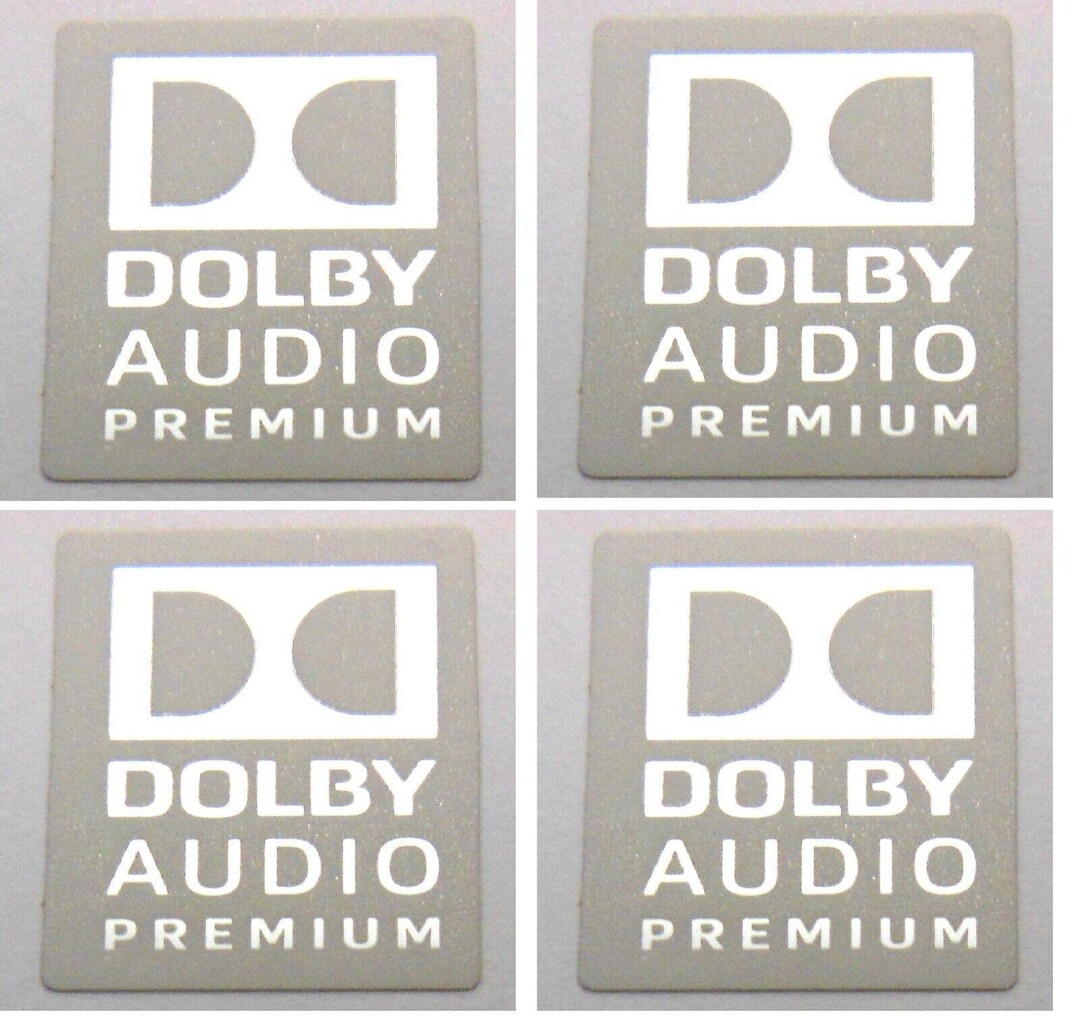 Dolby Digital Atmos Premium Sticker Sound Bar Vision the Theater 15mm X ...