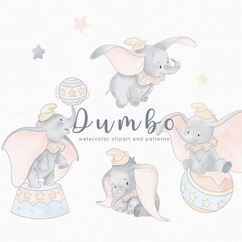 Dumbo Circus Wall Art - Etsy