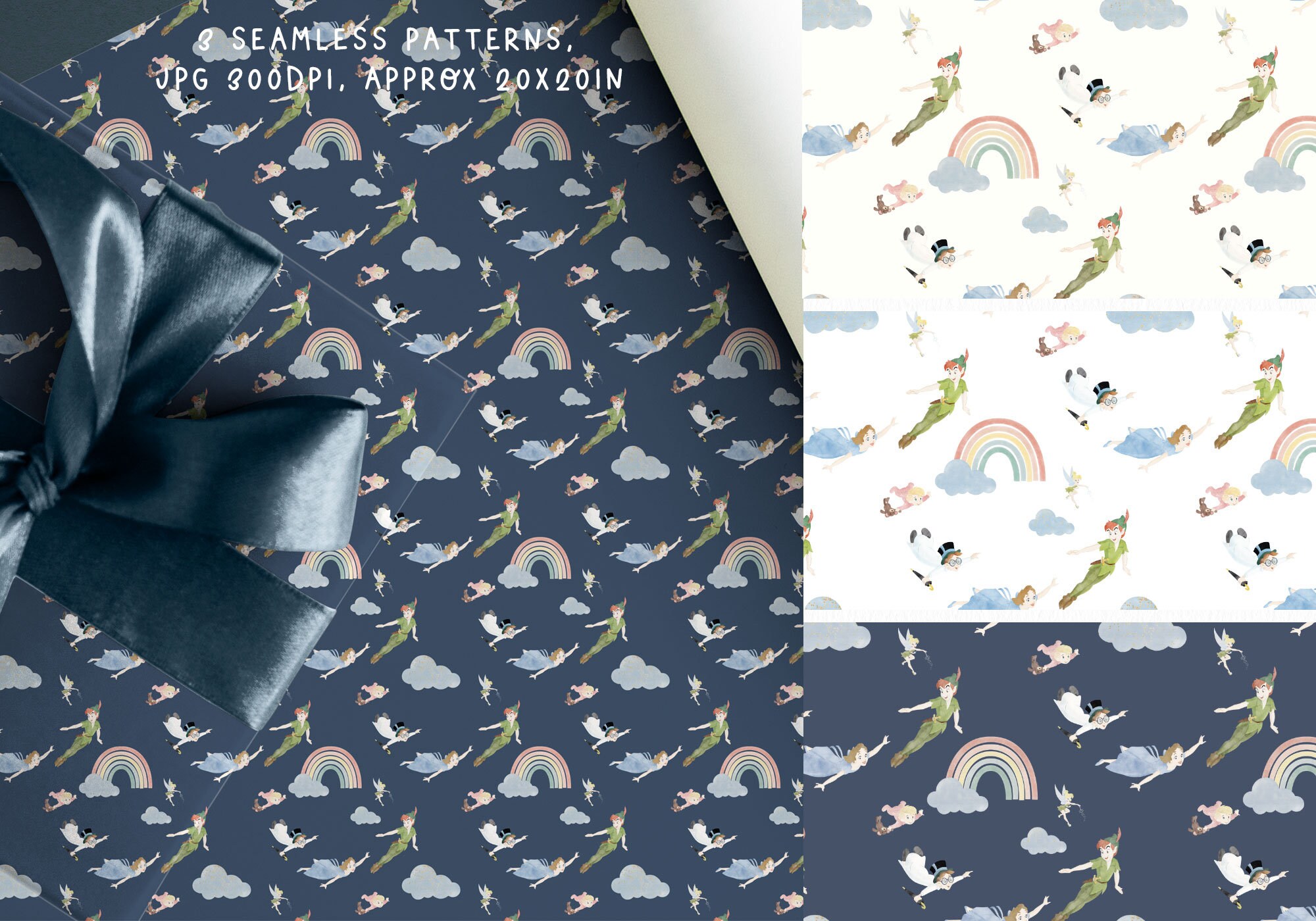 Watercolor Peter Pan Clipart, Peter Pan Printable Clipart, Peter Pan ...