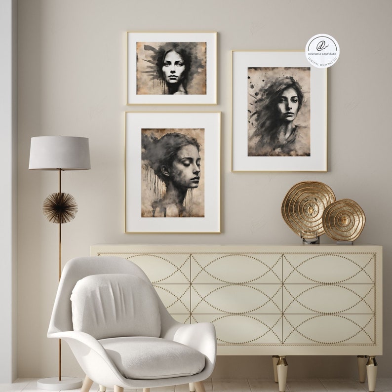 Feminine Expression Wall Art Combo Instant Downloadable Prints Set of 3 ...