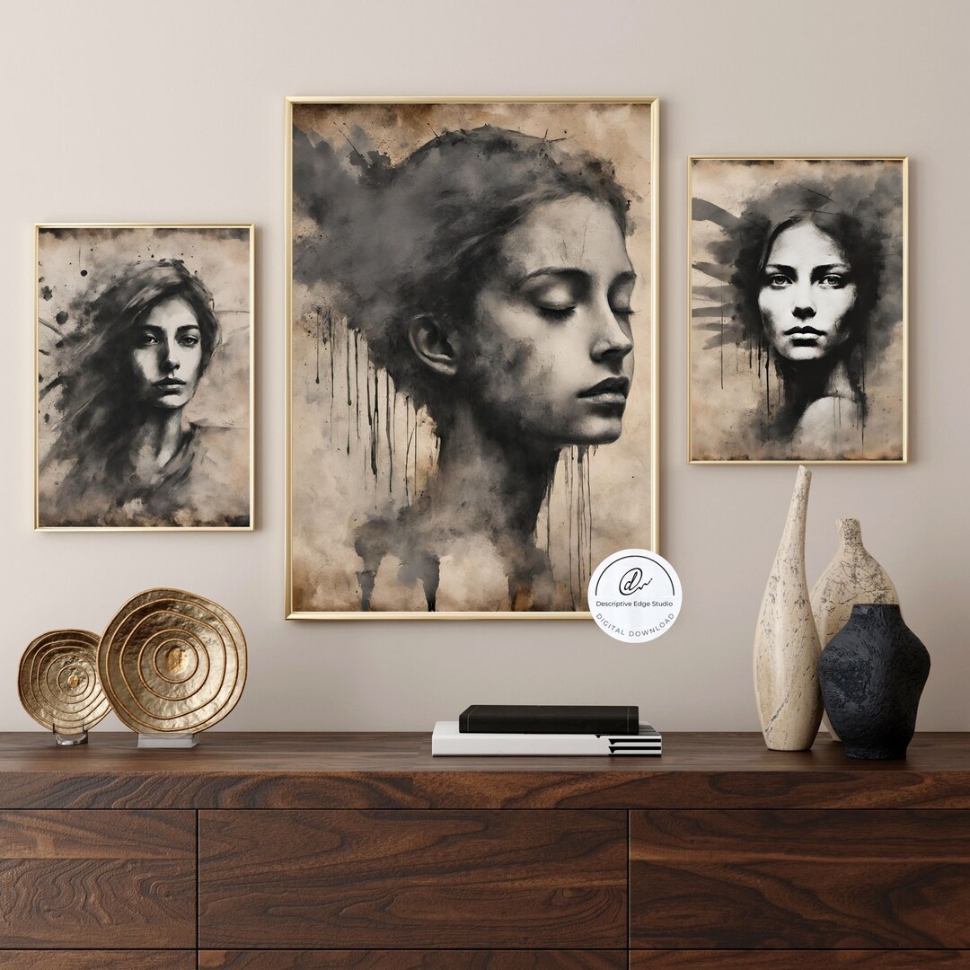 Feminine Expression Wall Art Combo Instant Downloadable Prints Set of 3 ...