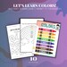 Creative Coloring Worksheets for Toddlers - Etsy