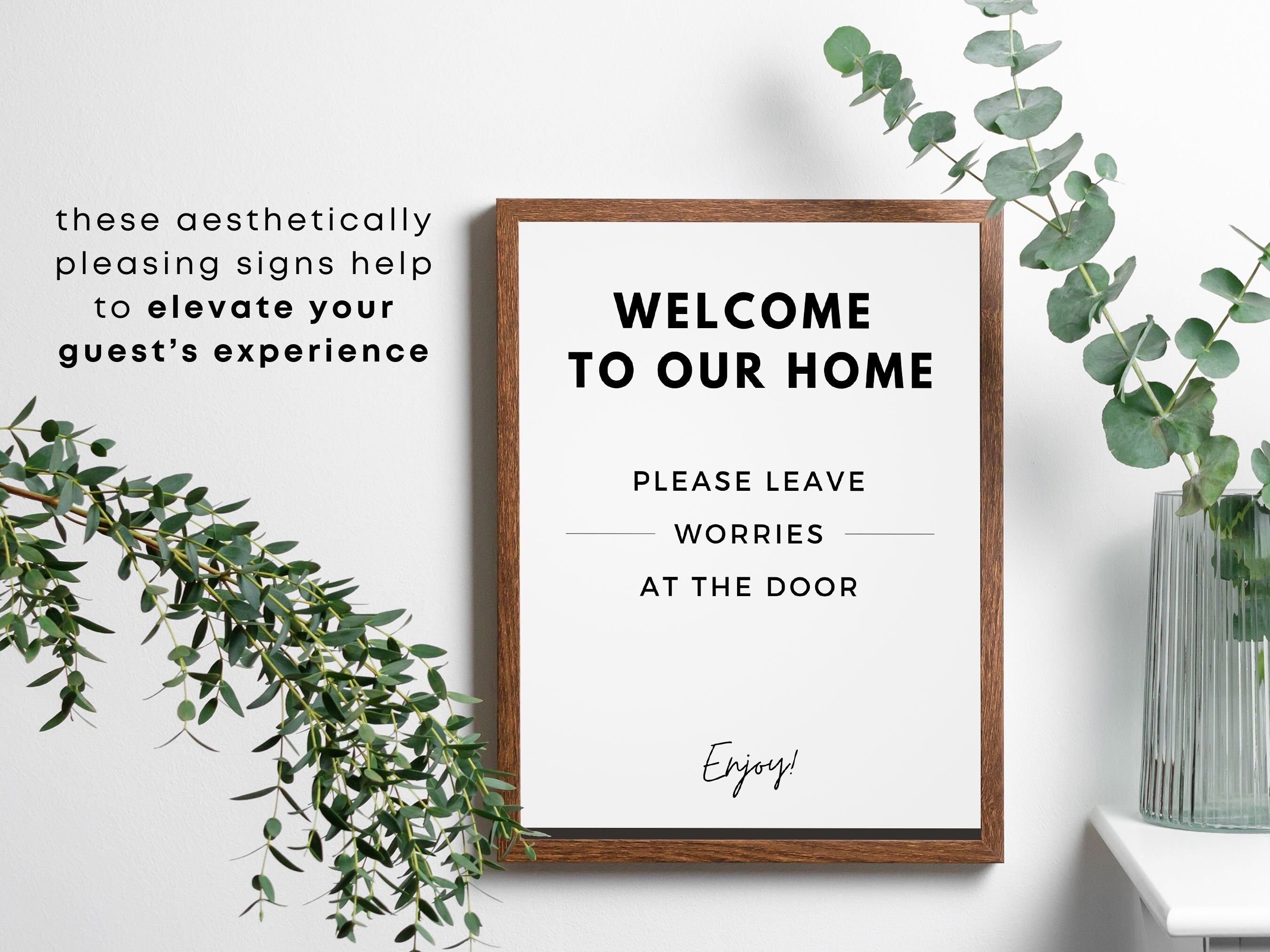 Airbnb Sign Bundle, Editable Template, Airbnb Welcome Signs, Signs ...