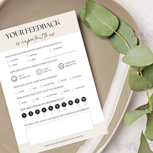 Airbnb Guest Feedback Form, Guest Feedback Form Airbnb Guest Feedback ...
