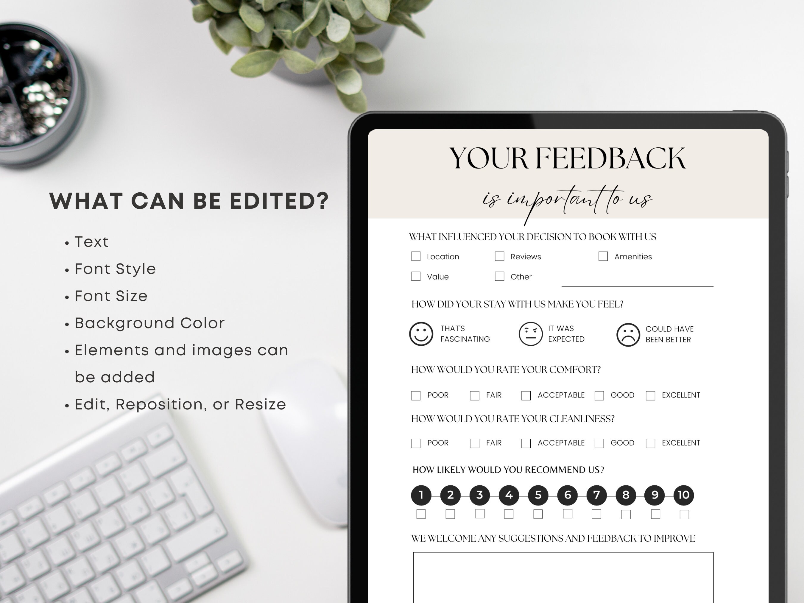 Airbnb Guest Feedback Form, Guest Feedback Form Airbnb Guest Feedback ...