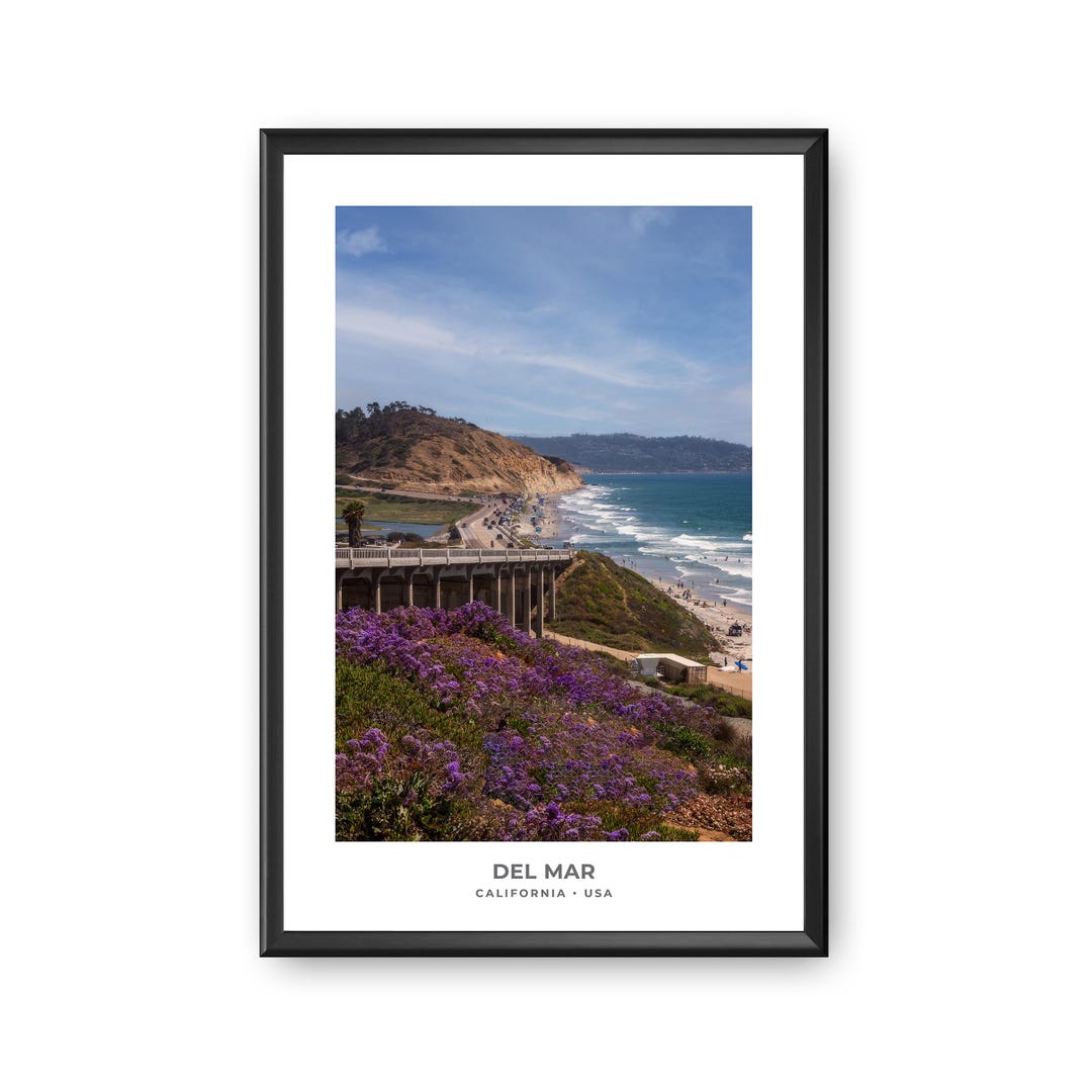 Del Mar California Coastal Print, Ocean View (digital Download) - Etsy