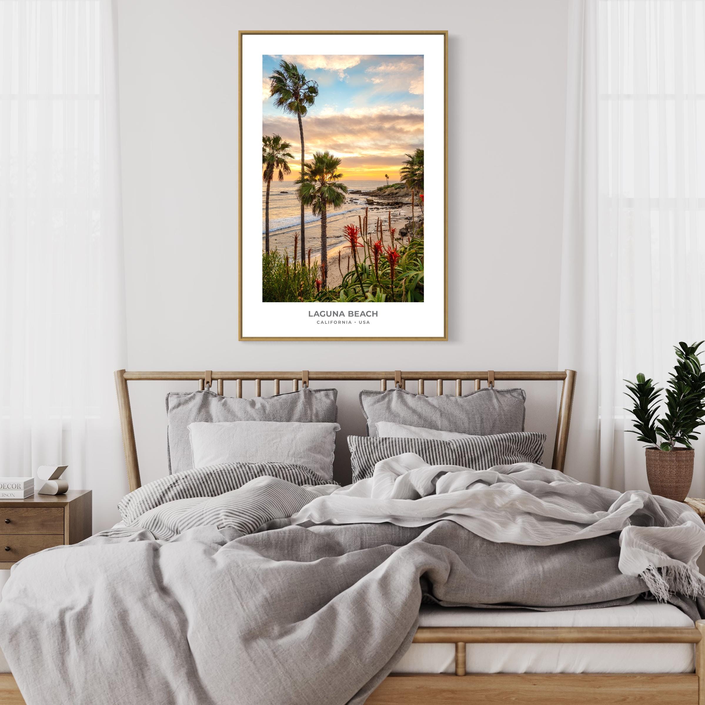 LAGUNA BEACH Sunset, Digital PRINTABLE Art Print, California Coastal Photography for Instant ...