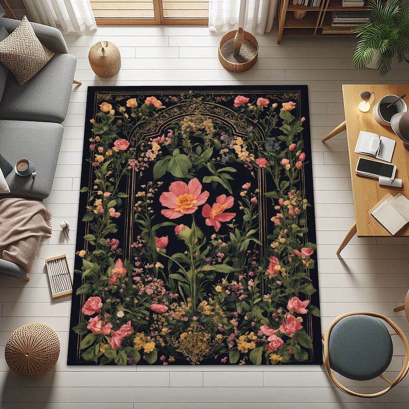 Aesthetic Rugs - Etsy