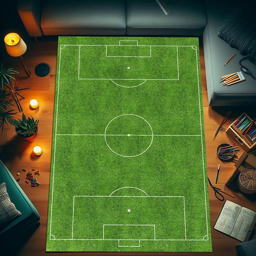 Green Soccer Field, Football Field Gridiron, Sport Rug, Sport, Fan Clup ...