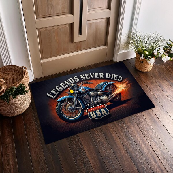 Motorcycle Rug - Etsy