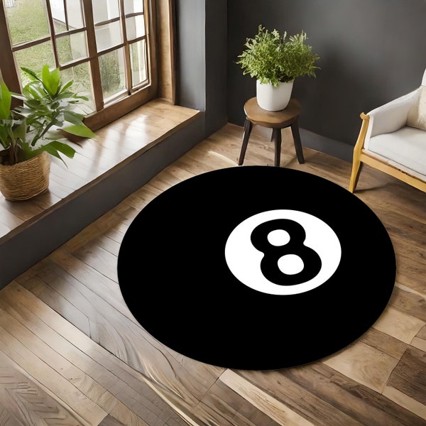 8ball Rug - Etsy UK