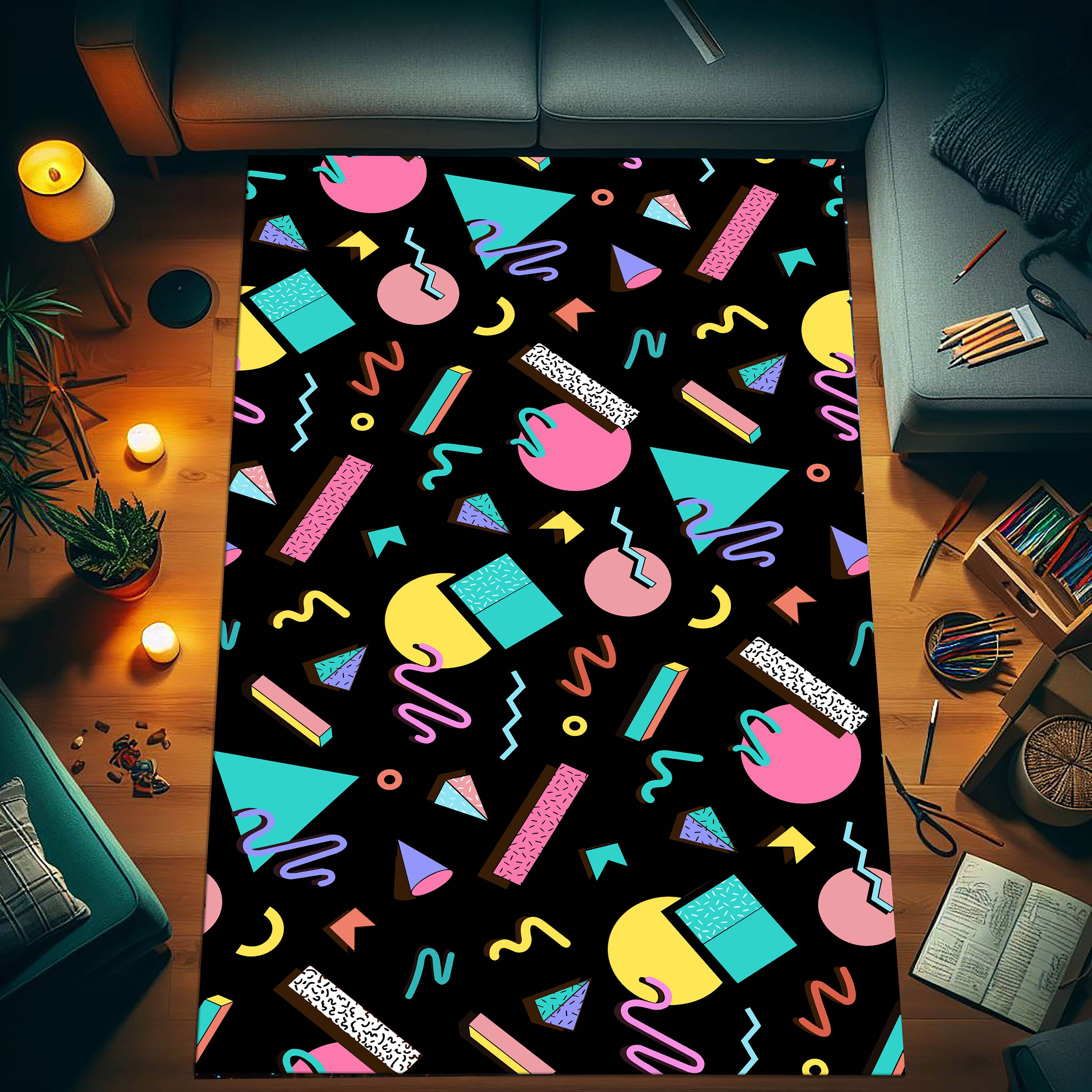 Arcade Carpet, Bowling Alley Carpet, Game Room Rug, Player Charter Rug ...