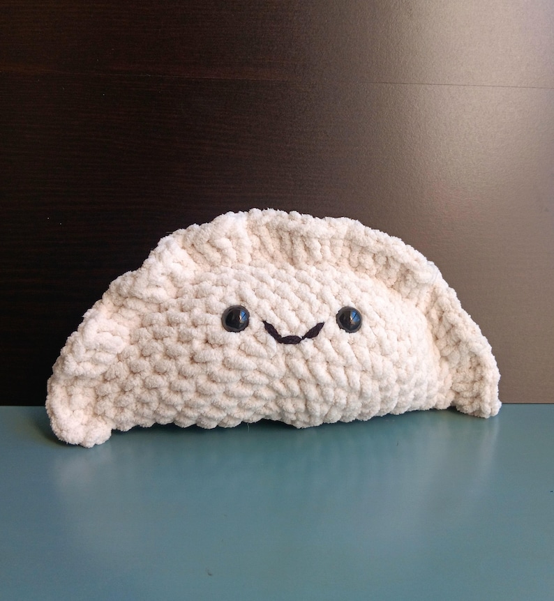 Hand Crochet Jumbo Dumpling Plush: Bao, Shumai, Jiaozi - Etsy