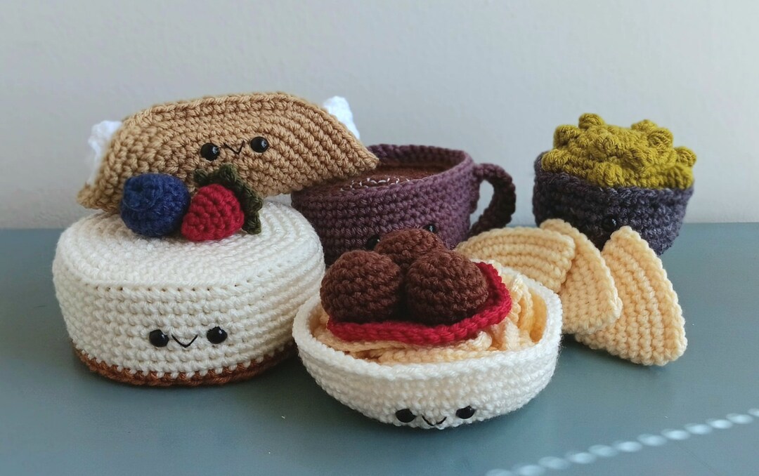 Crochet Food Amigurumi: Happy Foods Collection - Etsy