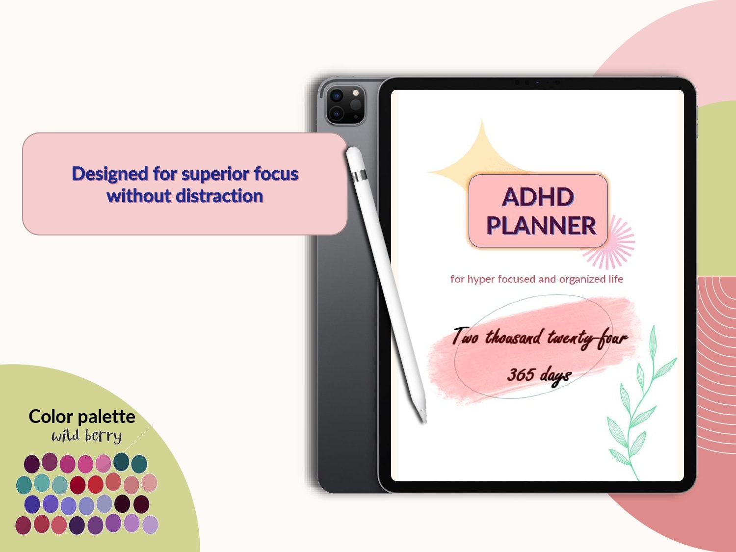 Ultimate ADHD Planner I 2024 ADHD Planner I ADHD Digital Planner I ...