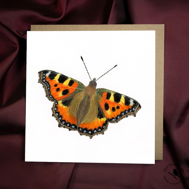 Tortoiseshell Butterfly Card - Etsy UK