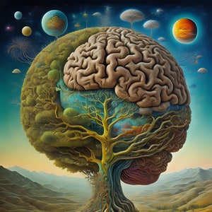 Neuroscience Brain Art; Digital Download Prints- Neurology, Cognitive ...