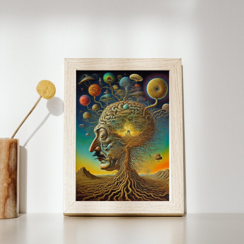 Neuroscience Brain Art; Digital Download Prints- Neurology, Cognitive ...