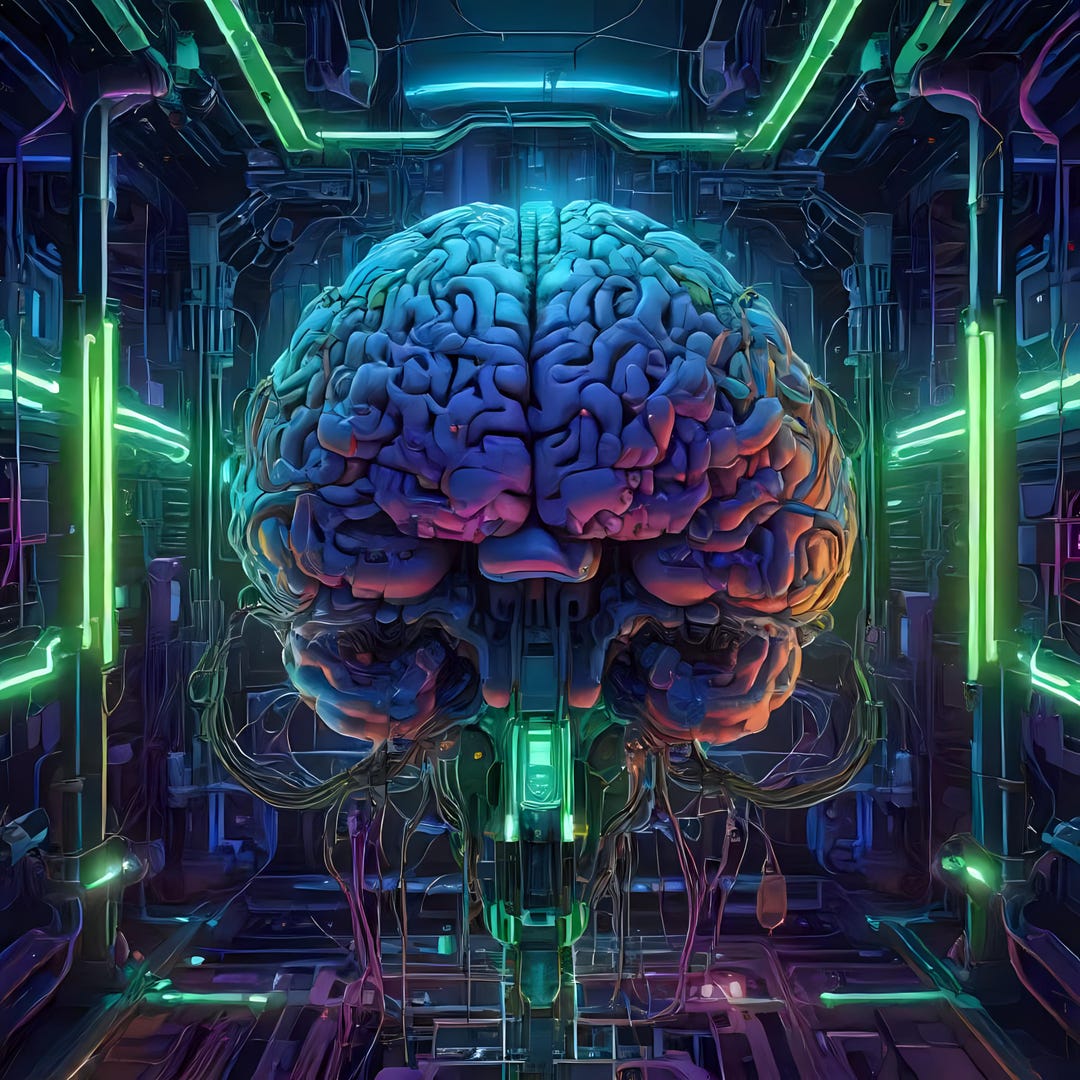 Neuroscience Brain Art; Digital Download Prints - Brain Computer ...