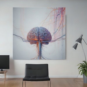 Neuroscience Brain Art;digital Download Prints- Neurology Artwork, Wall ...