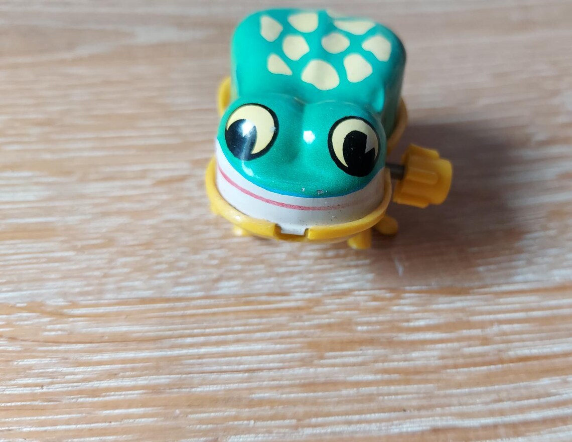 Little Toy Wind up Hopping Frog From Japan, Vintage 70s - Etsy