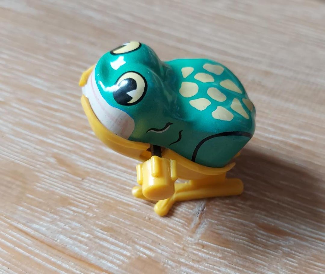 Little Toy Wind up Hopping Frog From Japan, Vintage 70s - Etsy