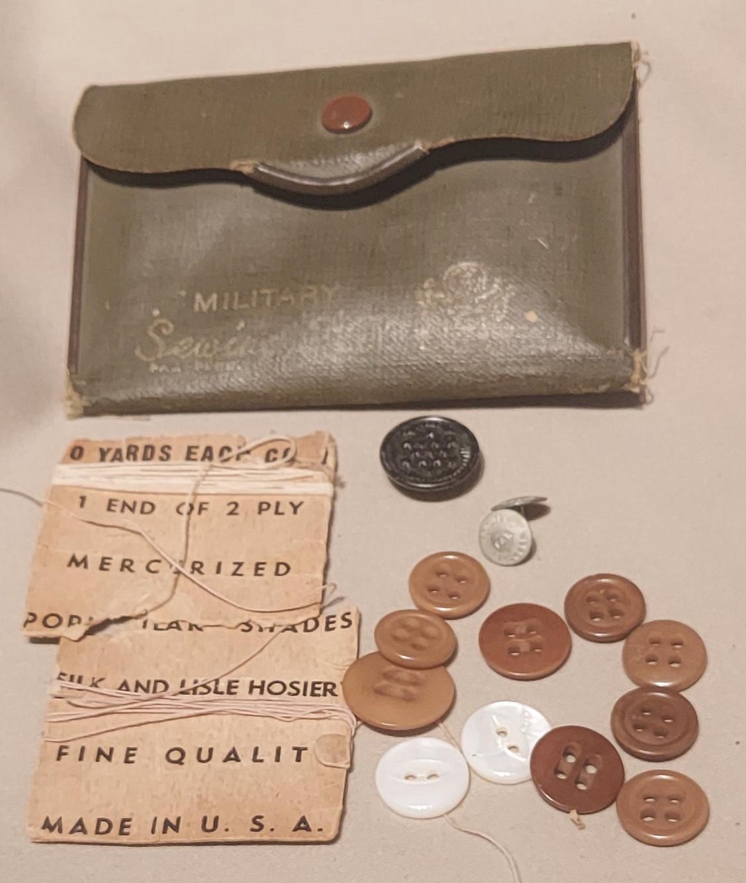 American Military Sewing Kit, World War 2. Vintage - Etsy