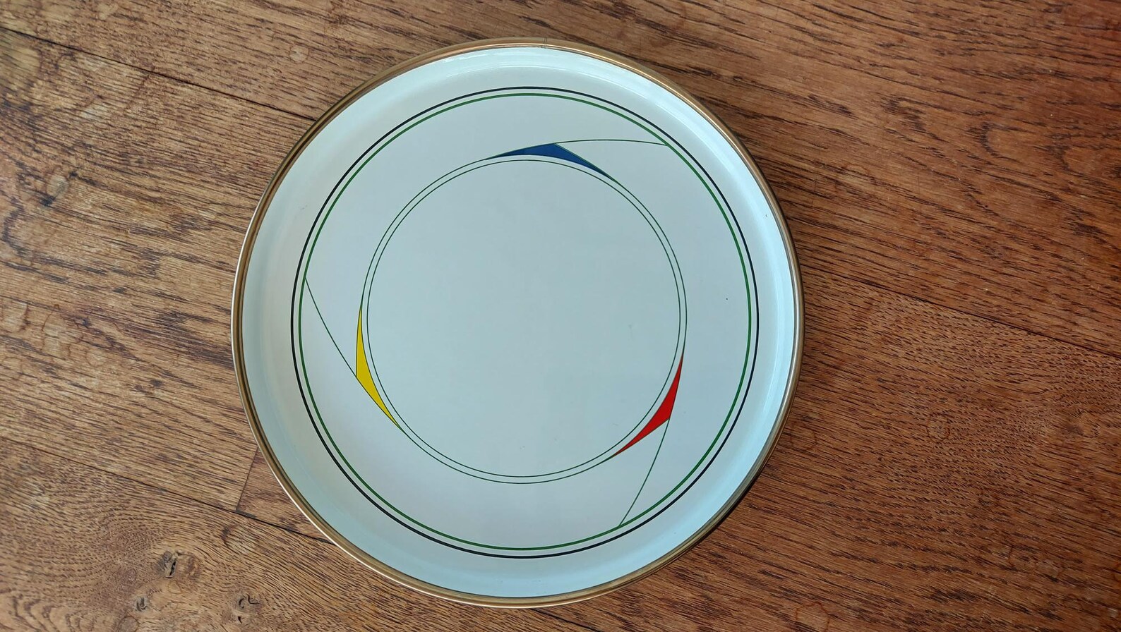 Asta Germany, Enamelled Plate, Design Trio in Excellent Condition ...