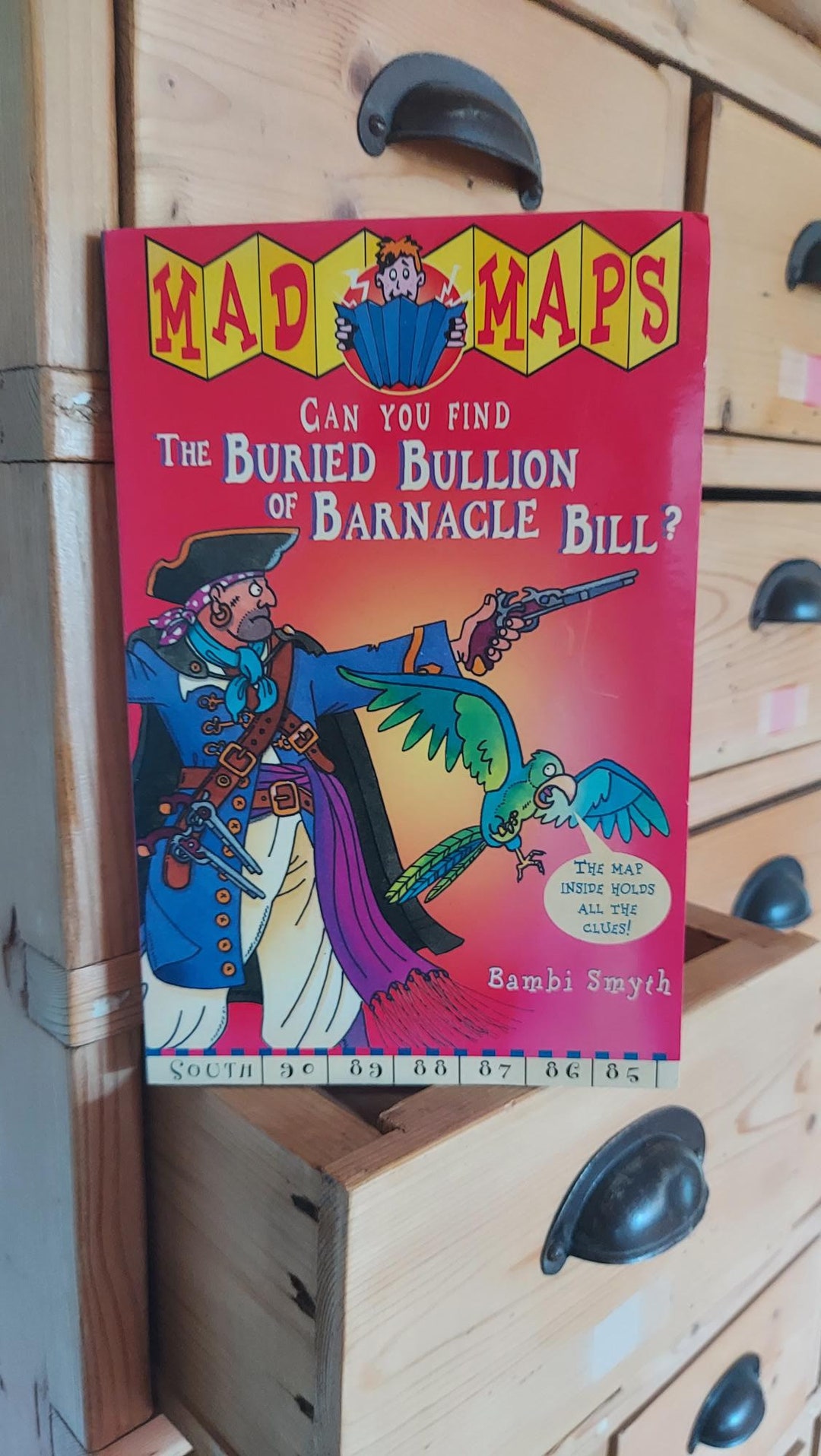 Mad Maps: Can You Find the Buried Bullion of Barnacle Bill? Map With ...