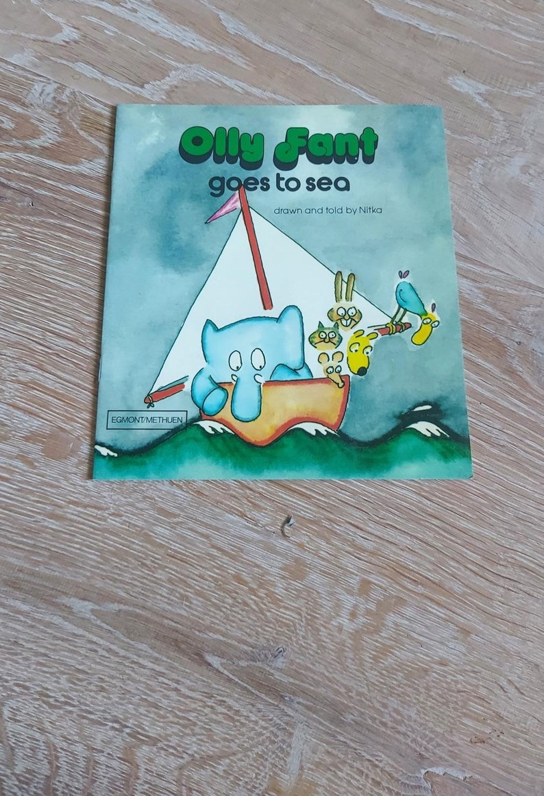 Olly Fant Goes to Sea. Vintage Children's Book by Louis Nitka - Etsy