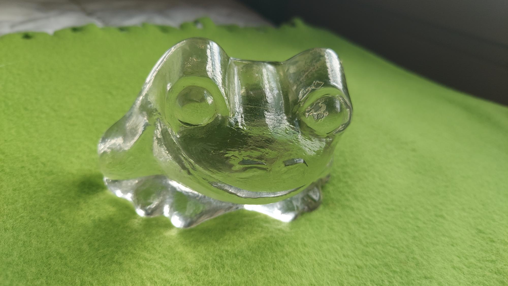 Statue of a Frog, Italian Hand Made Glass. - Etsy