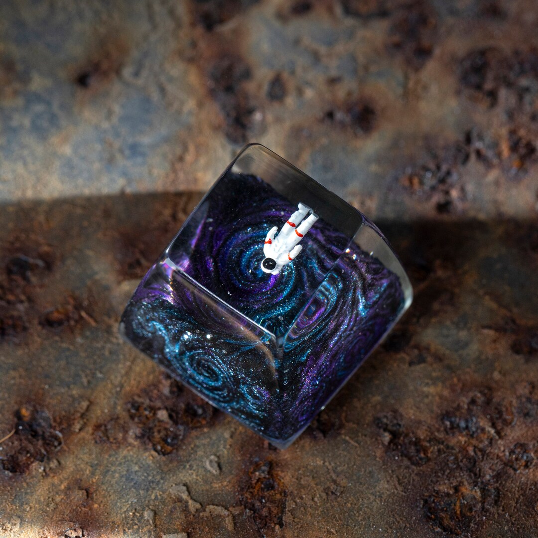 Astronaut Space Keycap Astronaut Keycap Universe Keycap - Etsy