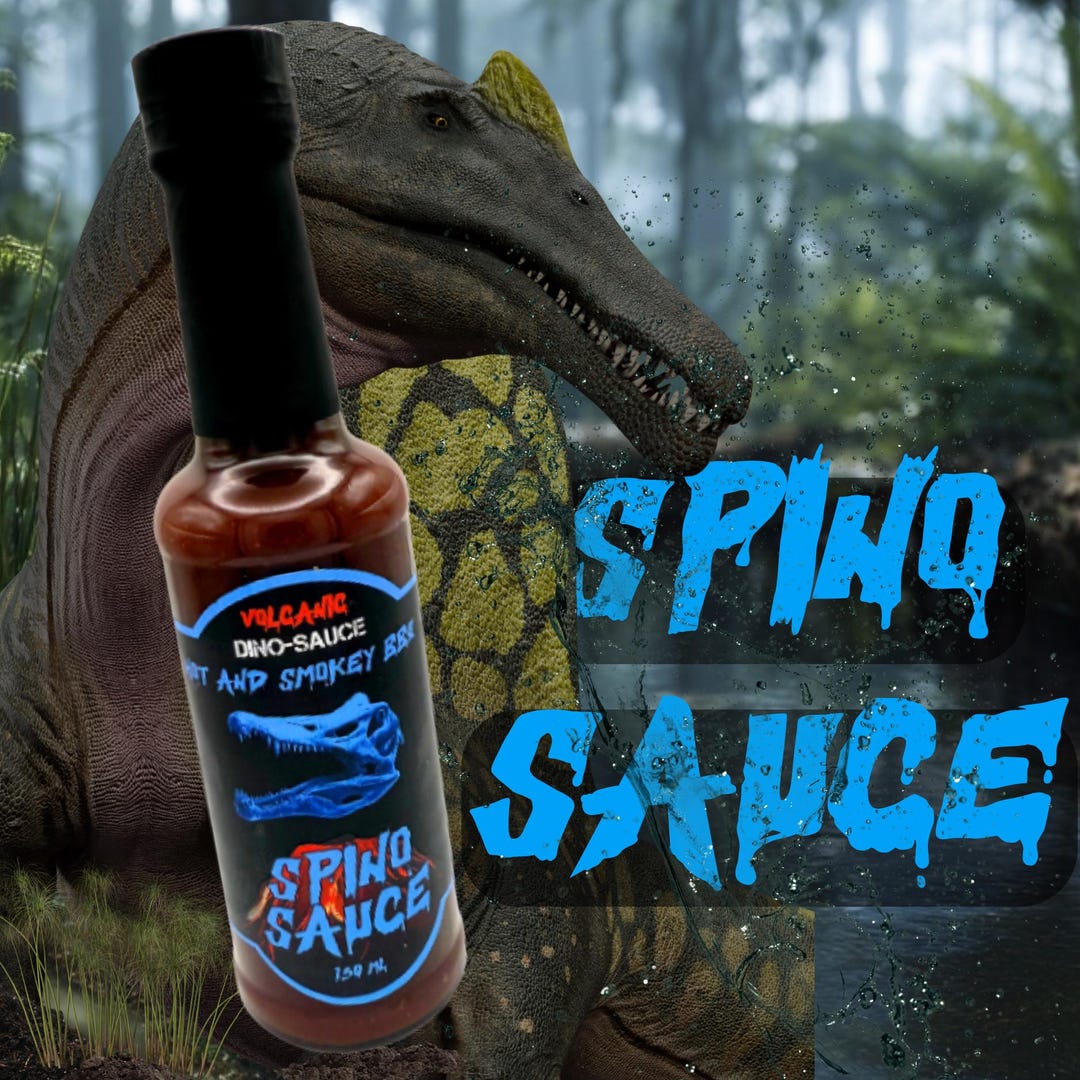 Sweet Smoky BBQ Hot Sauce – Dinosaur Themed Chili Pepper Cooking ...