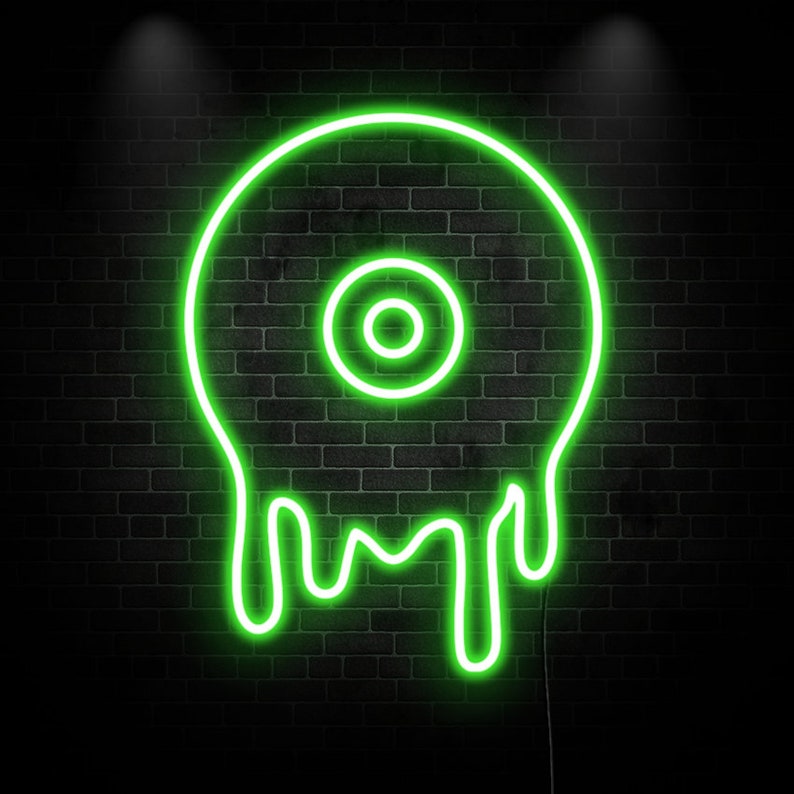 Vinyl Record Neon Sign, Vinyl Neon Sign,record Store Light Sign, Gift ...