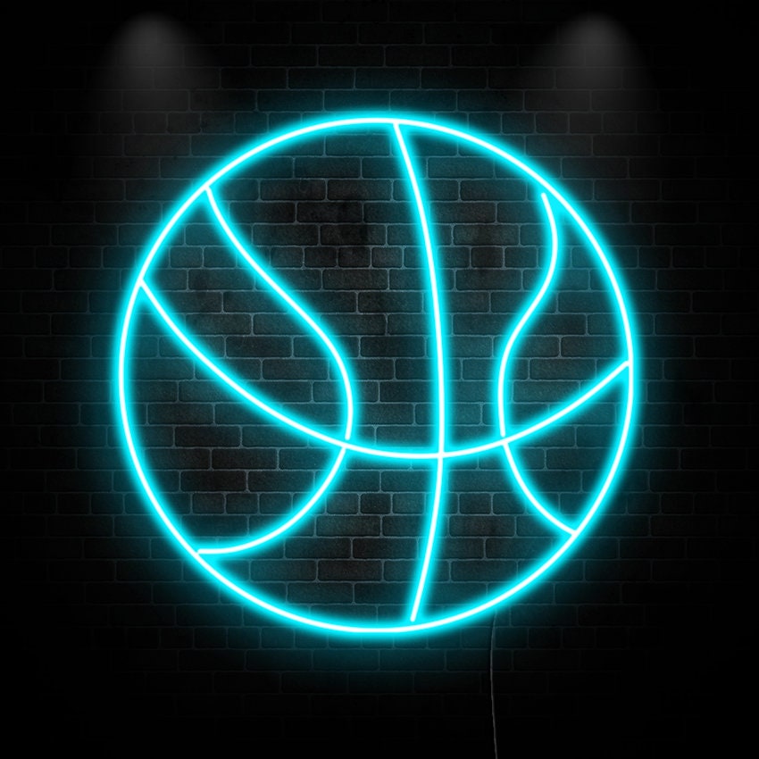 Basketball Neon Sign, Ball Neon Light, Gift for Him, Home Bedroom Wall ...