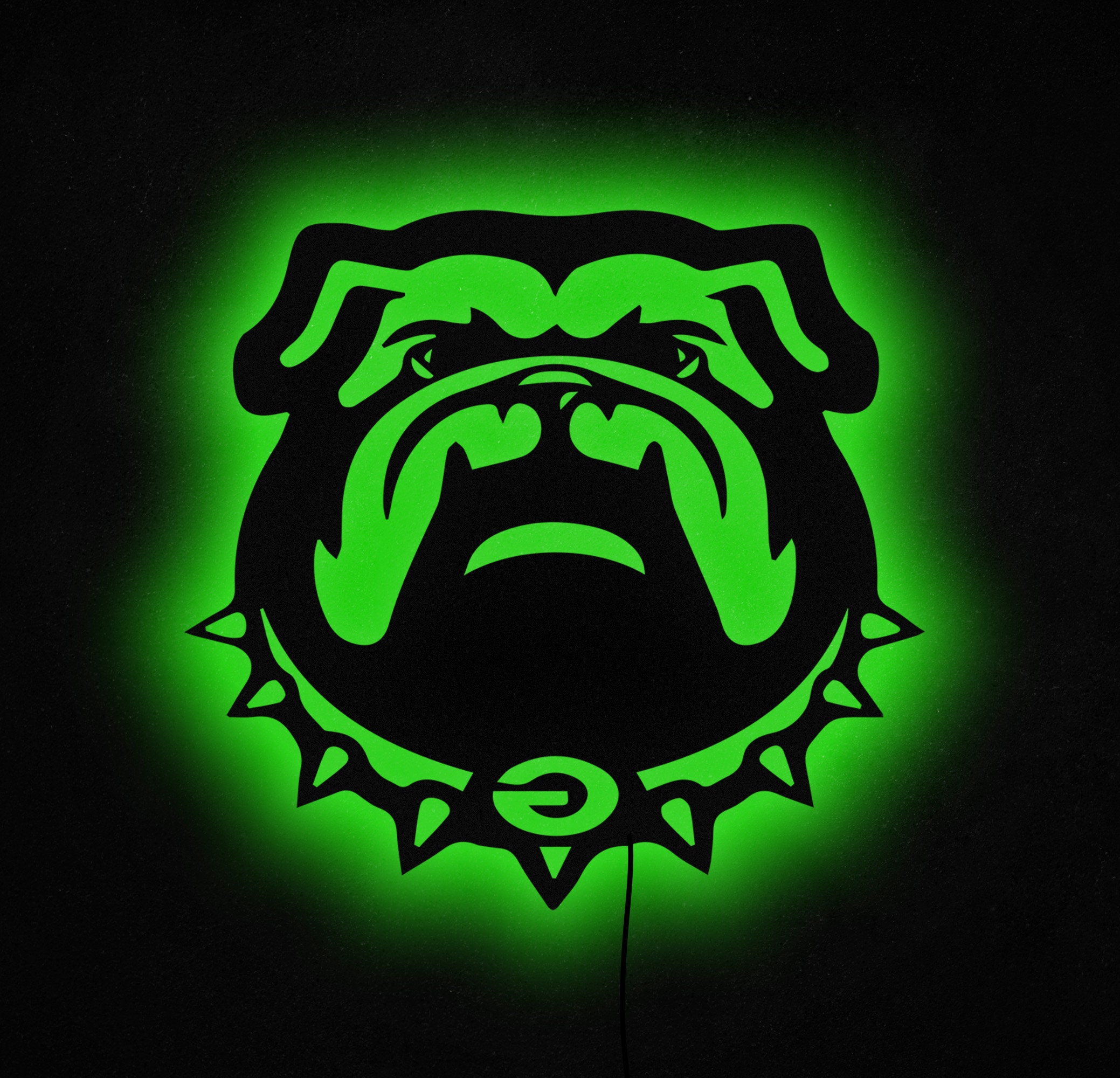Bulldog LED Sign, Neon Sign, NFL Team Logo Sign, Football Team Logo Led ...