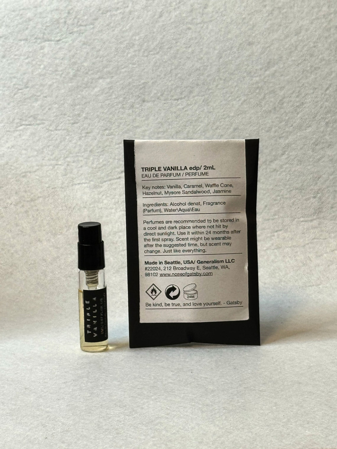 TRIPLE VANILLA Eau De Parfum | Vanilla, Caramel, Hazelnut, Waffle Cone ...