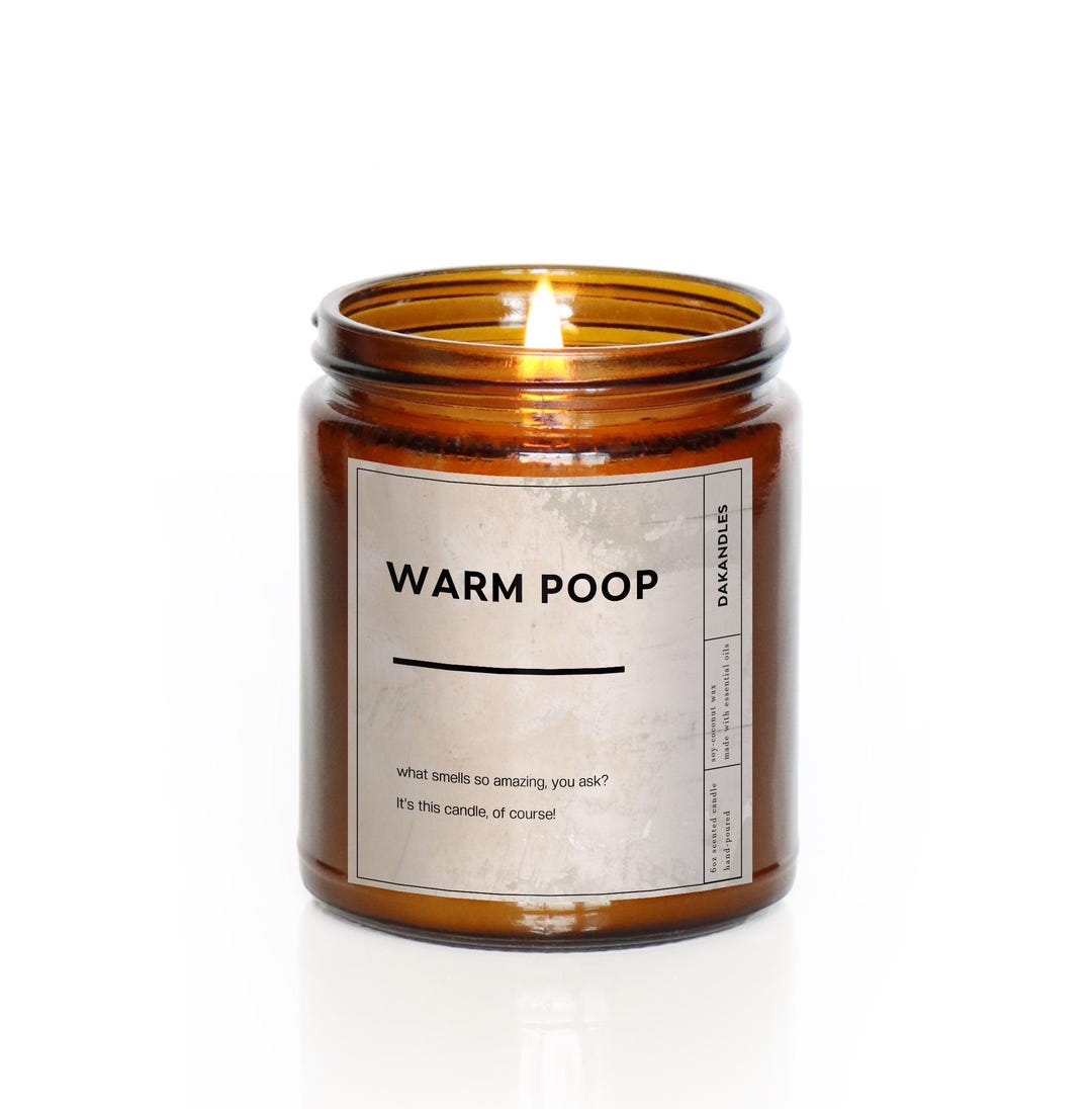 Warm Poop Candle | Gag Gift for Father's Day Birthday Christmas ...