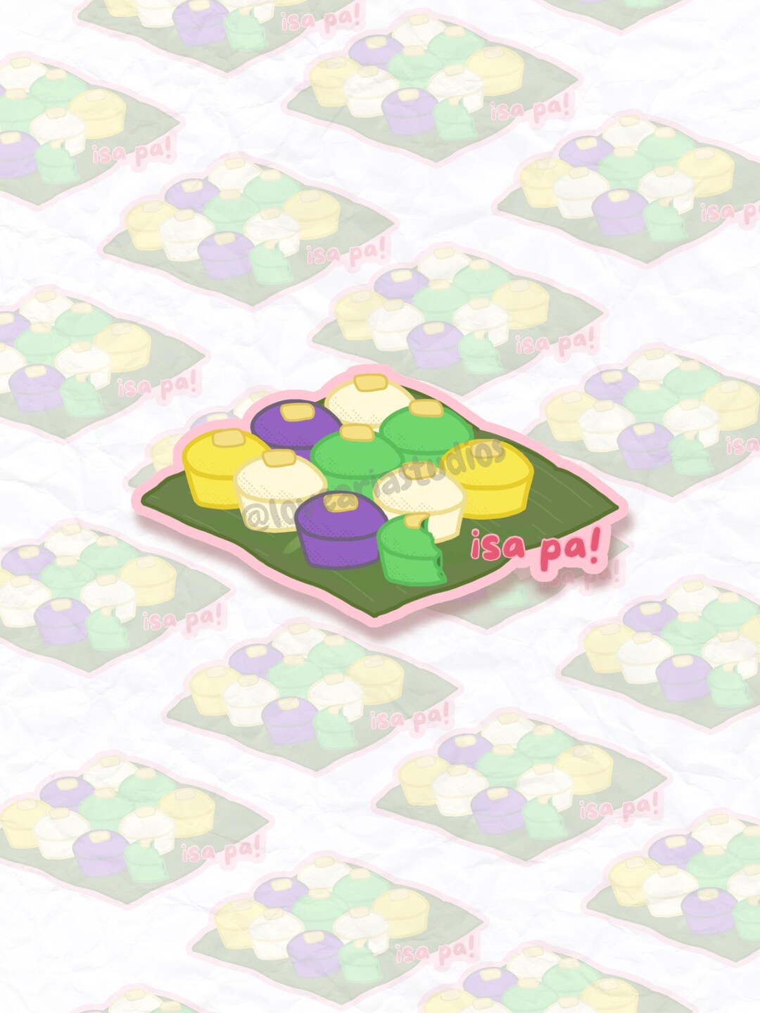 Puto Dessert Sticker | Filipino Food Stickers | Filipino Desserts ...