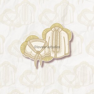 Traditional Filipinx Attire Stickers | Filipiniana | Barong Tagalog ...