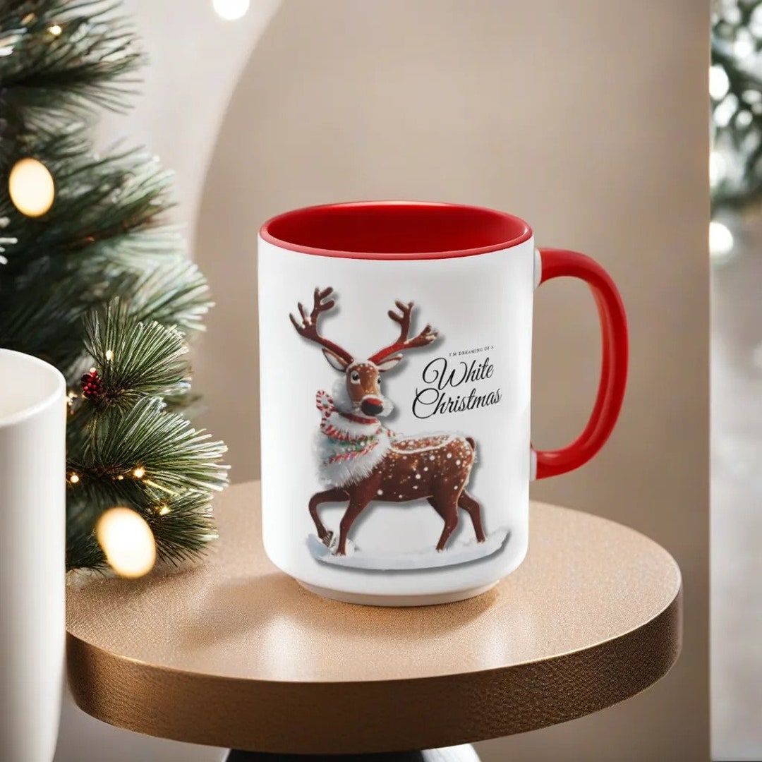 Christmas Reindeer Mug christmas Gift Christmas Cup Festive Christmas ...