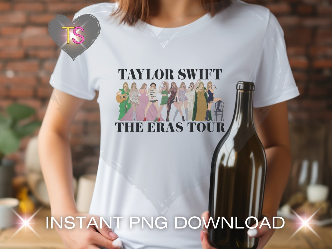 Taylor Swift the Eras Tour Png Tay Swiftie Concert Png Taylor - Etsy