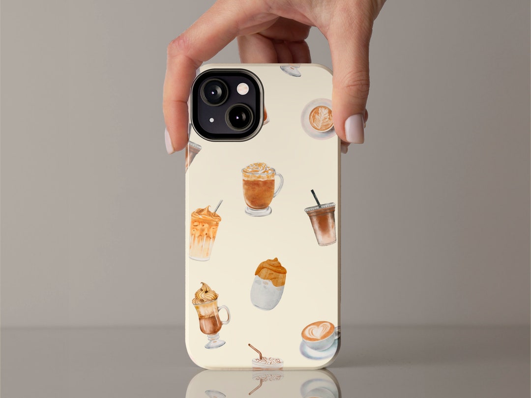 Coffee iPhone Case Cute Aesthetic Phone Case Coffee Lovers iPhone 12 13 ...