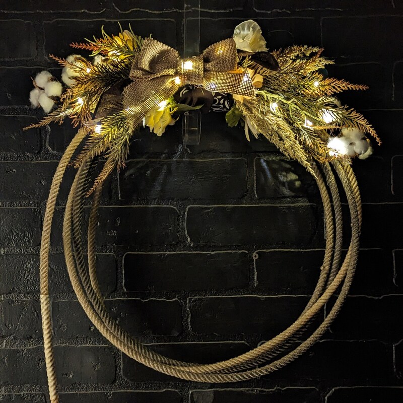 Lariat Rope Wreath - Etsy
