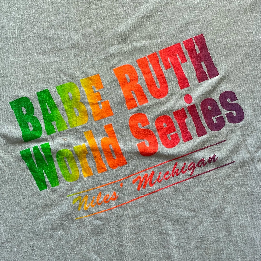 Vintage 1988 Babe Ruth World Series Champions Niles Michigan Baseball ...