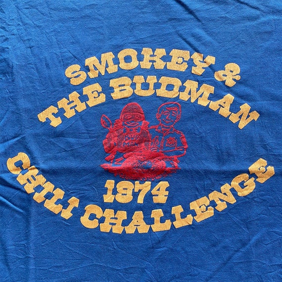 Rare Vintage 1974 Smokey And The Budman Chili Challen… - Gem